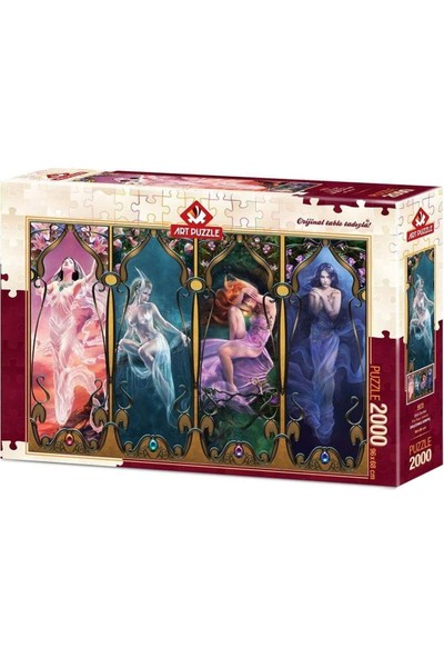 Elasya Hediyelik 4573 Art Puzzle Dört Cevher 2000 Parça Puzzle / +15 Yaş Elasya Hediyelik 4573 Art Puzzle Dört Cevher 2000 Parça Puzzle / +15 Yaş