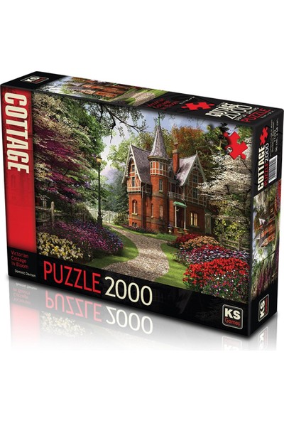 Elasya Hediyelik 11294 Ks, Victorian Cottage In Bloom, 2000 Parça Puzzle Elasya Hediyelik 11294 Ks, Victorian Cottage In Bloom, 2000 Parça Puzzle
