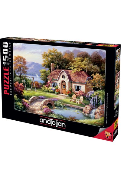 Elasya Hediyelik 4529 Anatolian Kuğular ve Kır Evi 1500 Parça Puzzle Elasya Hediyelik 4529 Anatolian Kuğular ve Kır Evi 1500 Parça Puzzle