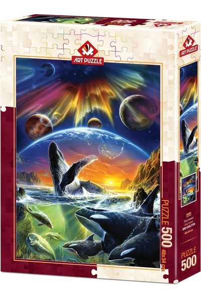 Elasya Hediyelik 5085 Art Puzzle, Orka Evreni, 500 Parça Puzzle Elasya Hediyelik 5085 Art Puzzle, Orka Evreni, 500 Parça Puzzle