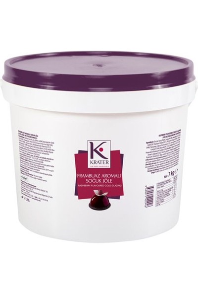 Krater Frambuaz Aromalı Soğuk Jöle 7 kg Krater Frambuaz Aromalı Soğuk Jöle 7 kg