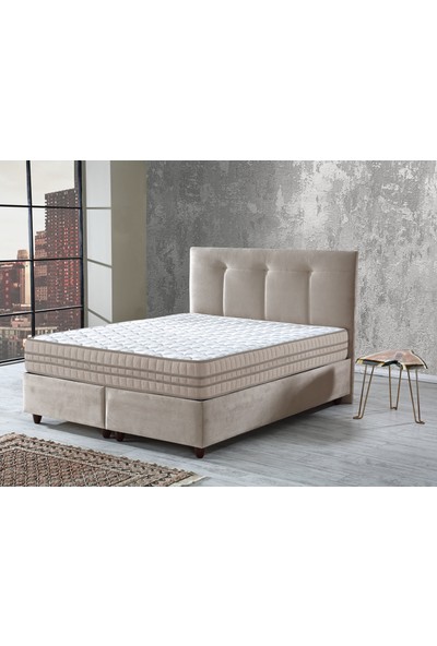 Ipek Mobilya Manolya 3 Lü Set ( Baza + Başlık + Yatak ) Çift Kişilik ( Bej ) Ipek Mobilya Manolya 3 Lü Set ( Baza + Başlık + Yatak ) Çift Kişilik ( Bej )