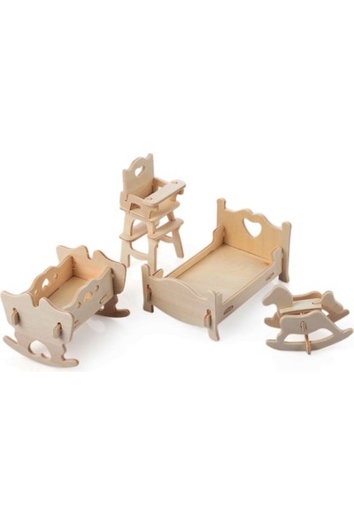 Go İthalat 3D Ahşap Puzzle - Çocuk Odası