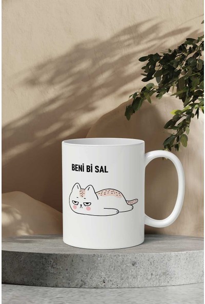 Gizeo Concept Beni Bi Sal Yazılı Kupa Bardak