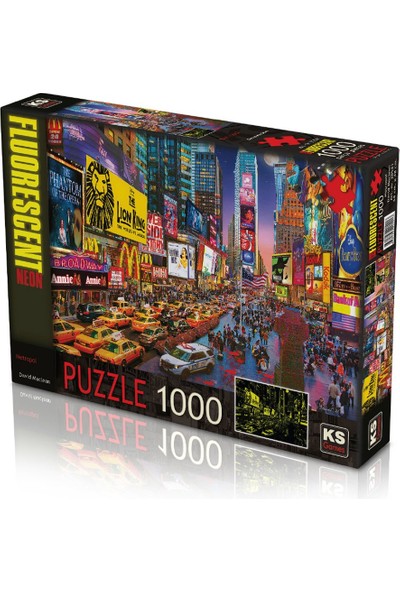KS 20541 Ks, Metropol, 1000 Parça Neon Puzzle KS 20541 Ks, Metropol, 1000 Parça Neon Puzzle