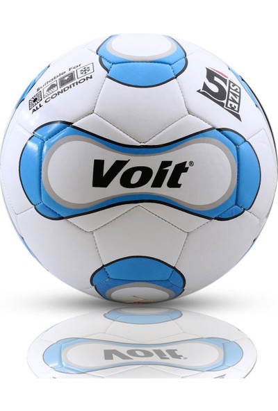 Voit Futbol Topu Dikişli Extreme Game Ball Beyaz Mavi (5 Numara) Voit Futbol Topu Dikişli Extreme Game Ball Beyaz Mavi (5 Numara)