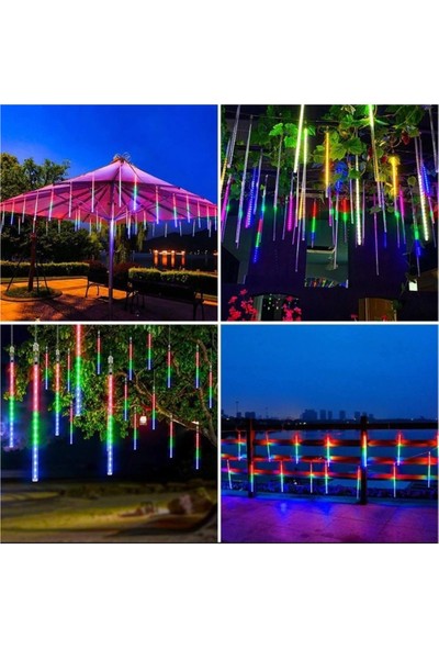 10 Adet Meteor Kayan Rgb Tüp LED - Ağaç Bahçe-Sokak Rgb 220V Aydınlatma 10 Adet Meteor Kayan Rgb Tüp LED - Ağaç Bahçe-Sokak Rgb 220V Aydınlatma