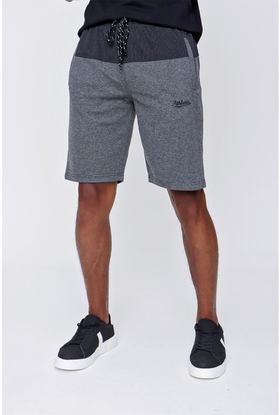 Tena Erkek Antrasit Iki Renkli Petek Şort
