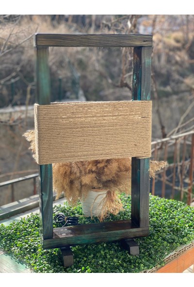 Dikey Özel Ahşap Kitap Okumalık Lambader Dikey Özel Ahşap Kitap Okumalık Lambader