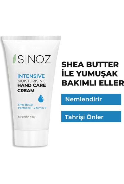 Sinoz Yoğun Nemlendirici El Bakım Kremi