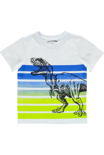 Civil Boys Erkek Çocuk Tişört 2-5 Yaş Beyaz