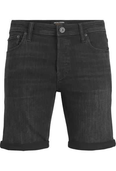 Jack & Jones 12201622_Jjirick Jjioriginal Am 461 Normal Bel Düz Siyah Erkek Şort