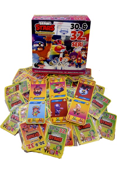 Brawl Stars Oyun Kartları 400 Kart 30-32 Bomba 2022 Seri Brawl Stars Oyun Kartları 400 Kart 30-32 Bomba 2022 Seri