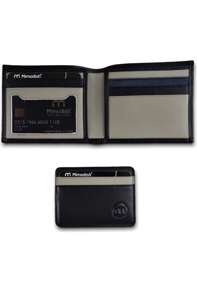 Mimodish 062 Deri Lüks Erkek Cüzdan ve Kredi Kartlık
