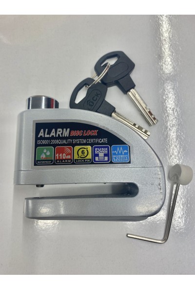 Xspeed Alarmlı Disk Kilidi 6 mm 110 Desibel Xspeed Alarmlı Disk Kilidi 6 mm 110 Desibel