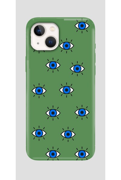 Bilişim Akademi Apple iPhone 13 Kılıf Dağınık Gözler Baskılı Lansman Silikon Kılıf Kapak Bilişim Akademi Apple iPhone 13 Kılıf Dağınık Gözler Baskılı Lansman Silikon Kılıf Kapak