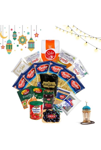Yabigel Erzak Paketi 19 Parça Erzak-53 Yabigel Erzak Paketi 19 Parça Erzak-53