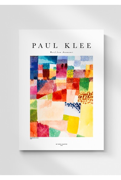 Art House Collective Poster I Paul Klee I Motif From Hammamet - Tablo Ölçülerinde - Çerçevesiz Art House Collective Poster I Paul Klee I Motif From Hammamet - Tablo Ölçülerinde - Çerçevesiz