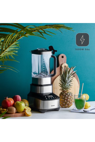 Homend Blendsetter Pro 1921H Otomatik Çelik XL Power Blender