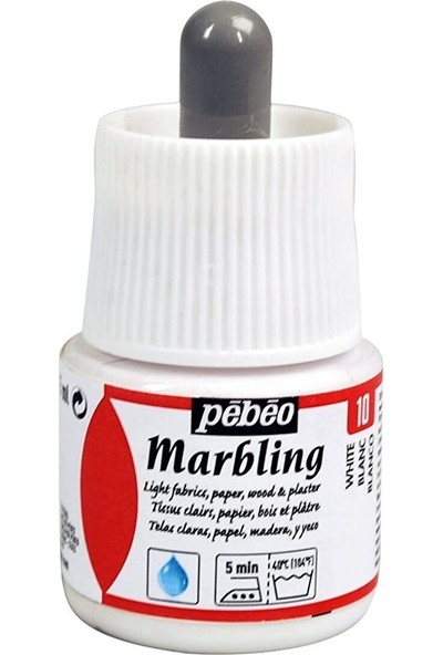 Pebeo Marbling Ebru Boyası 45ML 010 White Pebeo Marbling Ebru Boyası 45ML 010 White