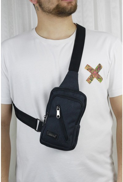 Unisex Kanvas Kumaş Göğüs ve Omuz Çantası