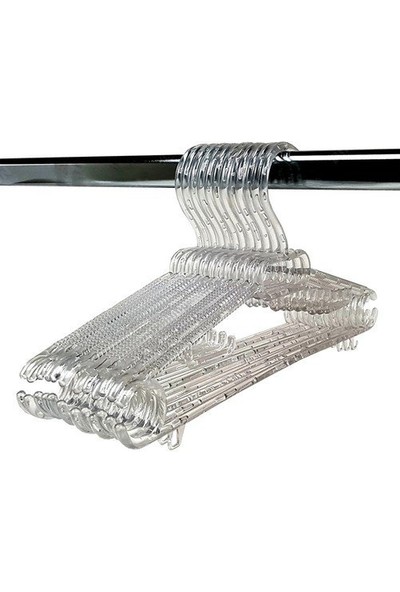 Easy Toptan Şeffaf Mimoza Büyük Boy Kristal Askı Seti (6 Adet ) Easy Toptan Şeffaf Mimoza Büyük Boy Kristal Askı Seti (6 Adet )