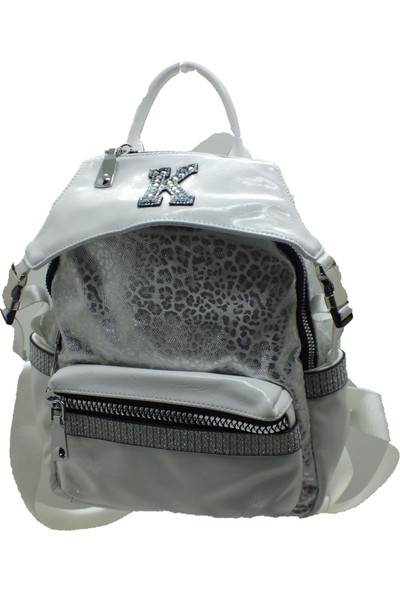 Kadın Sırt Çantası 2022 Series 26330 Beyaz-Desensiz (Düz Renk)-Tek Ebat