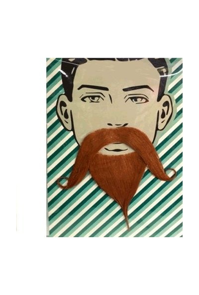 Takma Sakal Seti Filozof Sakal Bıyık Seti - Kahverengi