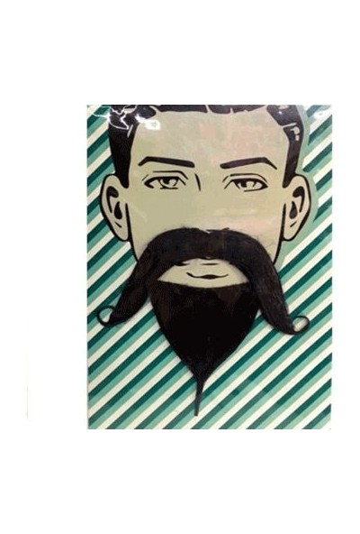 Takma Sakal Seti Filozof Sakal Bıyık Seti - Siyah