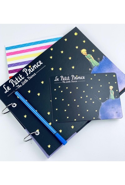 Fotoğraf Albümü Kendin Yap Özel Tasarım Küçük Prens Le Petit Prince Siyah Fotoğraf Albümü Kendin Yap Özel Tasarım Küçük Prens Le Petit Prince Siyah