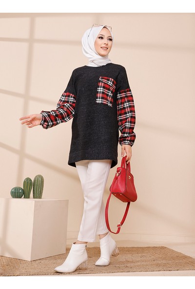Garnili Tunik - Siyah - Tofisa