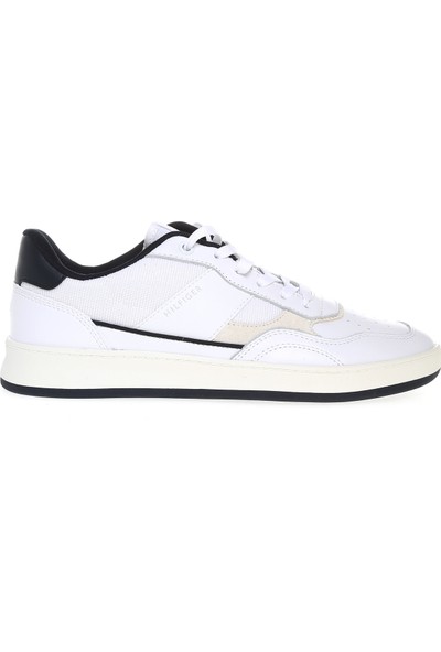Tommy Hilfiger FM0FM04006YBR Beyaz Deri Erkek Sneaker