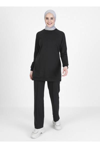 Refka Ikili Eşofman Takımı - Siyah - Refka Basic Refka Ikili Eşofman Takımı - Siyah - Refka Basic