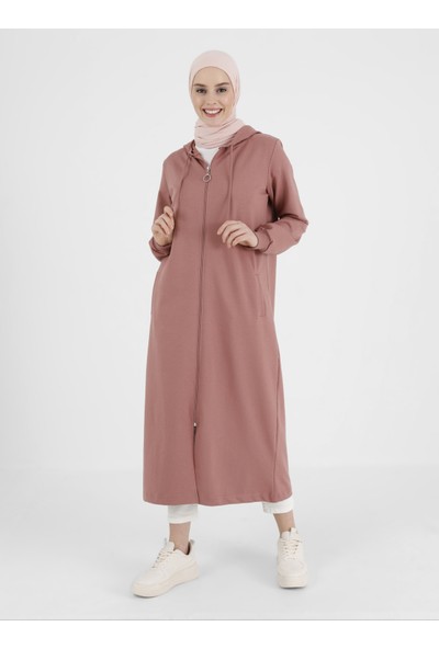 Refka Fermuarlı Spor Kap - Ağaç Kabuğu - Refka Refka Fermuarlı Spor Kap - Ağaç Kabuğu - Refka