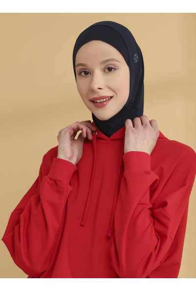 Tuva Düz Hijab Spor Bone - Lacivert - Tuva Tuva Düz Hijab Spor Bone - Lacivert - Tuva