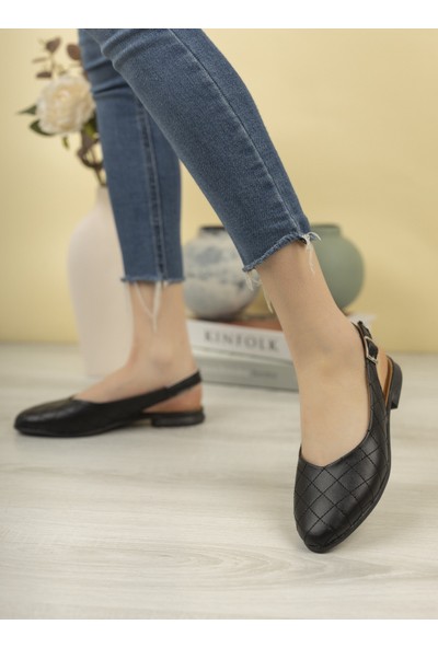 Ayakkabı Havuzu Günlük Ayakkabı - Siyah Kapitone - Ayakkabı Havuzu