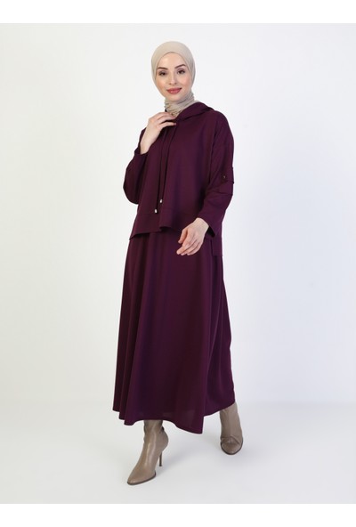 Tunik&etek Ikili Takım - Mor - Zenane