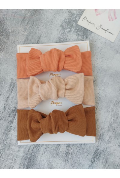 Kız Bebek Ribana Bandana 3 Lü Set Kız Bebek Ribana Bandana 3 Lü Set
