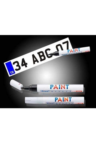 Plaka Yazı Kalemi (Siyah) Plaka Yazı Kalemi (Siyah)