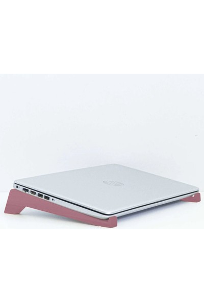Bk Gift Taşınabilir Ahşap Pembe Notebook Laptop Standı Bk Gift Taşınabilir Ahşap Pembe Notebook Laptop Standı