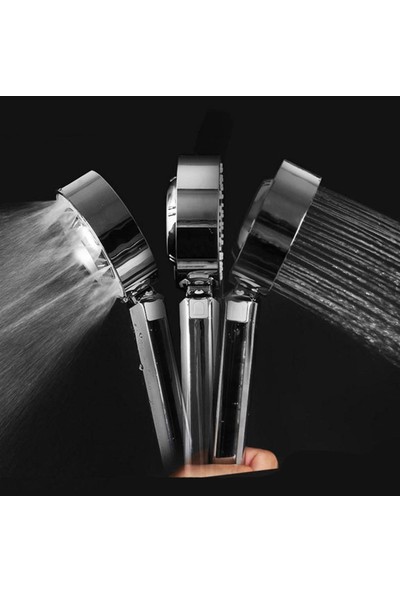 Çift Taraflı Yüksek Basınç Su Akıtan Şampuan Hazneli Duş Başlığı