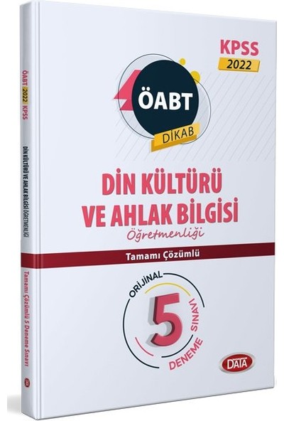 ÖABT Din Kültürü ve Ahlak Bilgisi Öğretmenliği Çözümlü 5 Deneme Sınavı