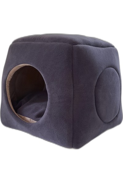 Gri Üç Fonksiyonlu Kedi Yatağı Gissen Gri Üç Fonksiyonlu Kedi Yatağı Gissen