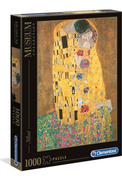 Clementoni 31442 Clementoni, Klimt The Kiss -Müze Koleksiyonu, 1000 Parça Puzzle Clementoni 31442 Clementoni, Klimt The Kiss -Müze Koleksiyonu, 1000 Parça Puzzle