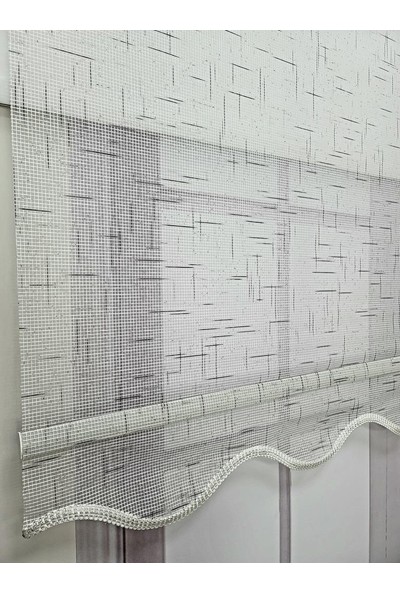 Bbb Renkli Degrade Çift Mekanizmalı Tül Stor Perde MT1315 Bbb Renkli Degrade Çift Mekanizmalı Tül Stor Perde MT1315