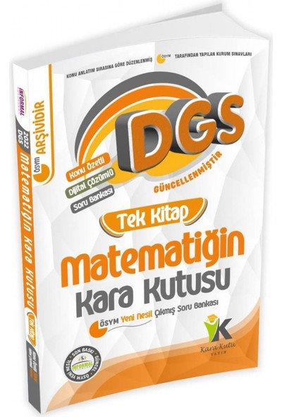 Informal Yayınları 2022 DGS Matematiğin Kara Kutusu Tek Kitap Kon Informal Yayınları 2022 DGS Matematiğin Kara Kutusu Tek Kitap Kon