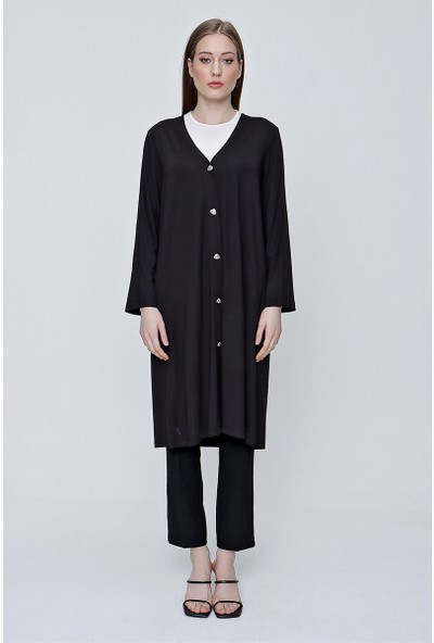 22565112 Örme Uzun Hırka