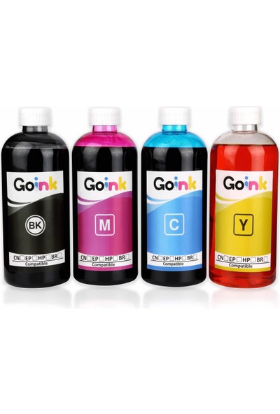 Goink Epson Yazıcılara Uyumlu 4X500 ml Muadil Mürekkep SETI-15000 Sayfa Goink Epson Yazıcılara Uyumlu 4X500 ml Muadil Mürekkep SETI-15000 Sayfa