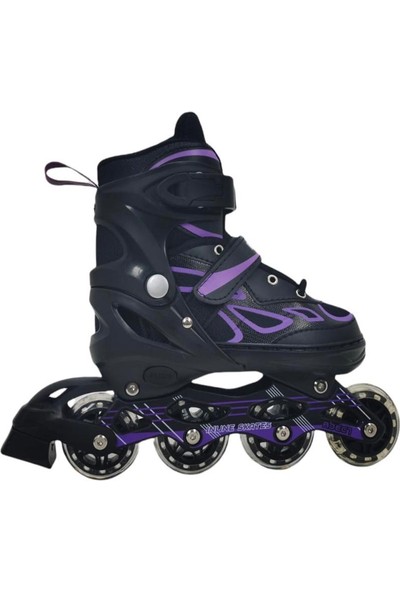 Mor Paten Işıklı Numara Ayarlanabilir Çocuk Alıştırma Pateni 2 Fonksiyon Şıklı Paten Mor Paten Işıklı Numara Ayarlanabilir Çocuk Alıştırma Pateni 2 Fonksiyon Şıklı Paten