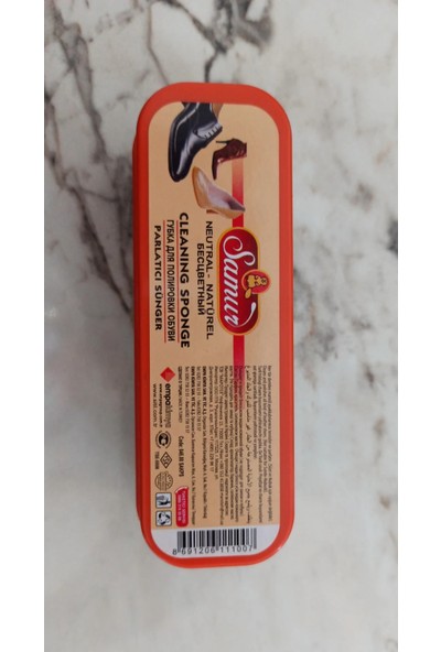 Samur Parlatma Süngeri Naturel 12 Adet